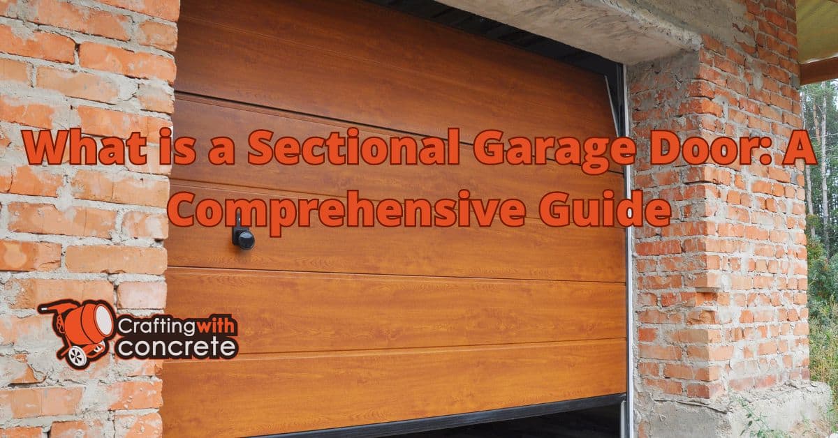 Understanding Sectional Garage Doors - craftingwithconcrete.com