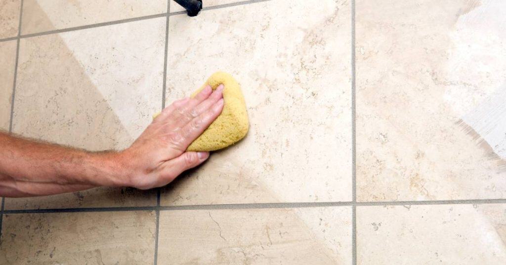Applying a Thin Layer of Grout Over Existing Grout ...
