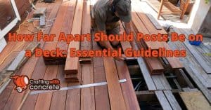 Optimal Spacing for Deck Posts - craftingwithconcrete.com