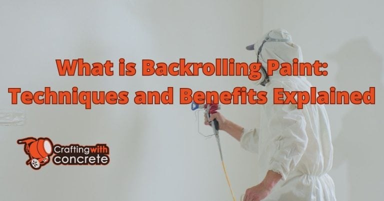 Understanding Backrolling Paint Techniques - craftingwithconcrete.com