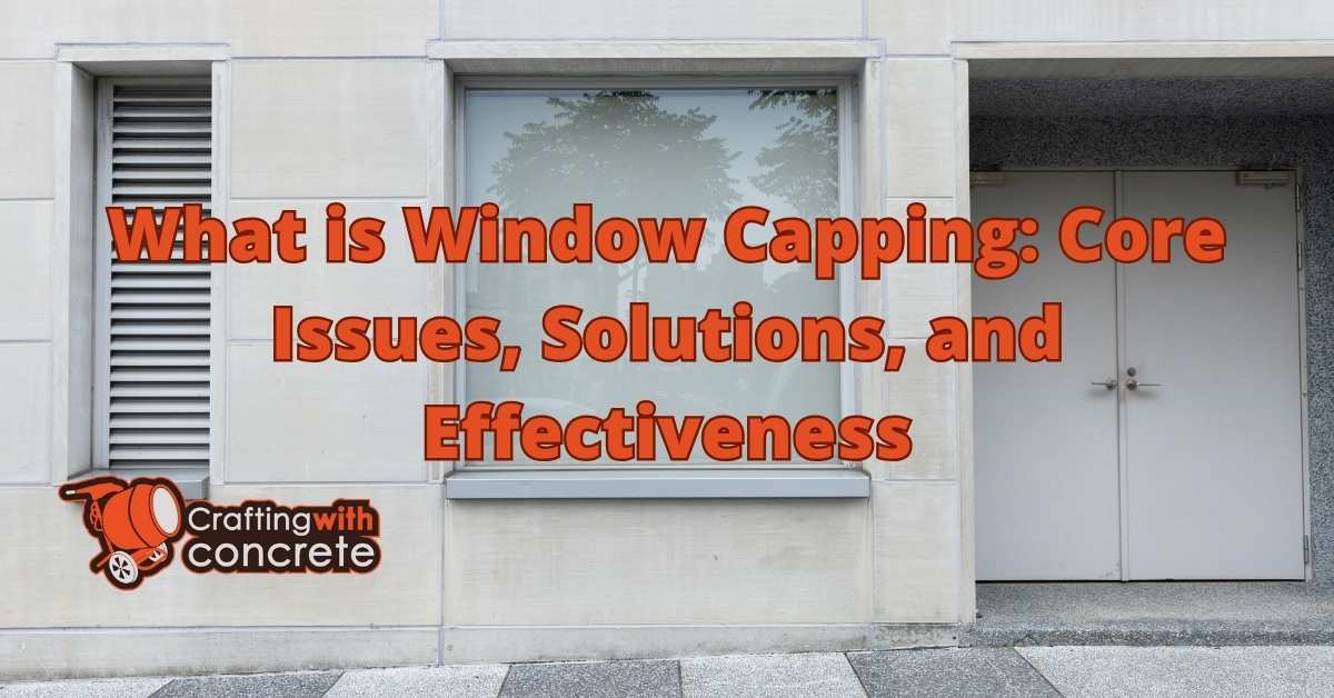 Understanding Window Capping: A Complete Guide - craftingwithconcrete.com