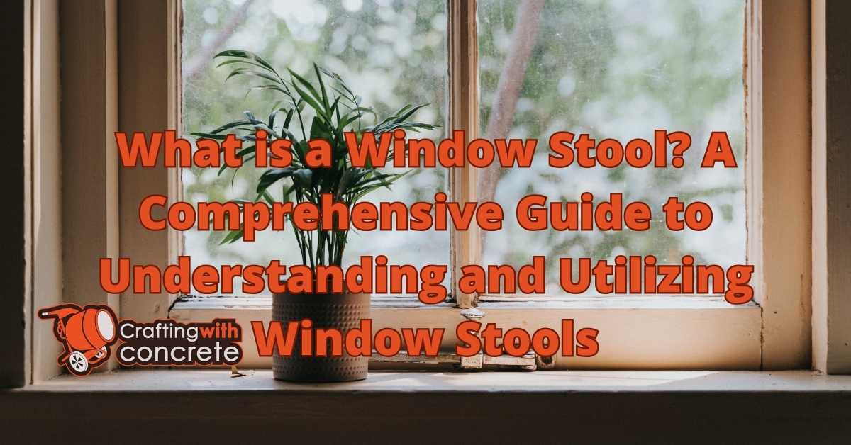 Understanding Window Stools: A Quick Guide - craftingwithconcrete.com