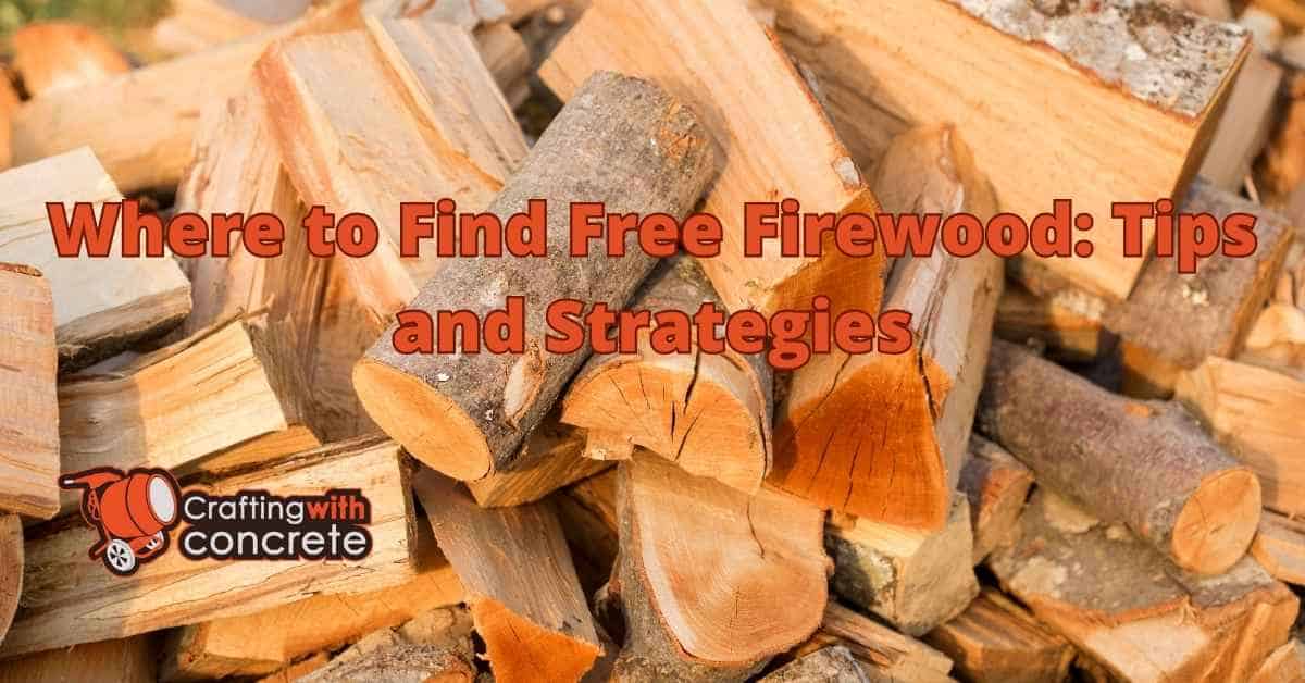 Discover Free Firewood Sources Near You - craftingwithconcrete.com