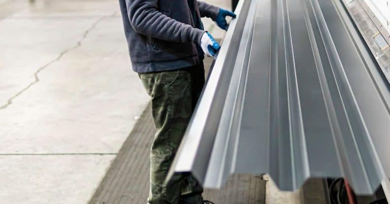 How to Paint Corrugated Metal Easily - craftingwithconcrete.com