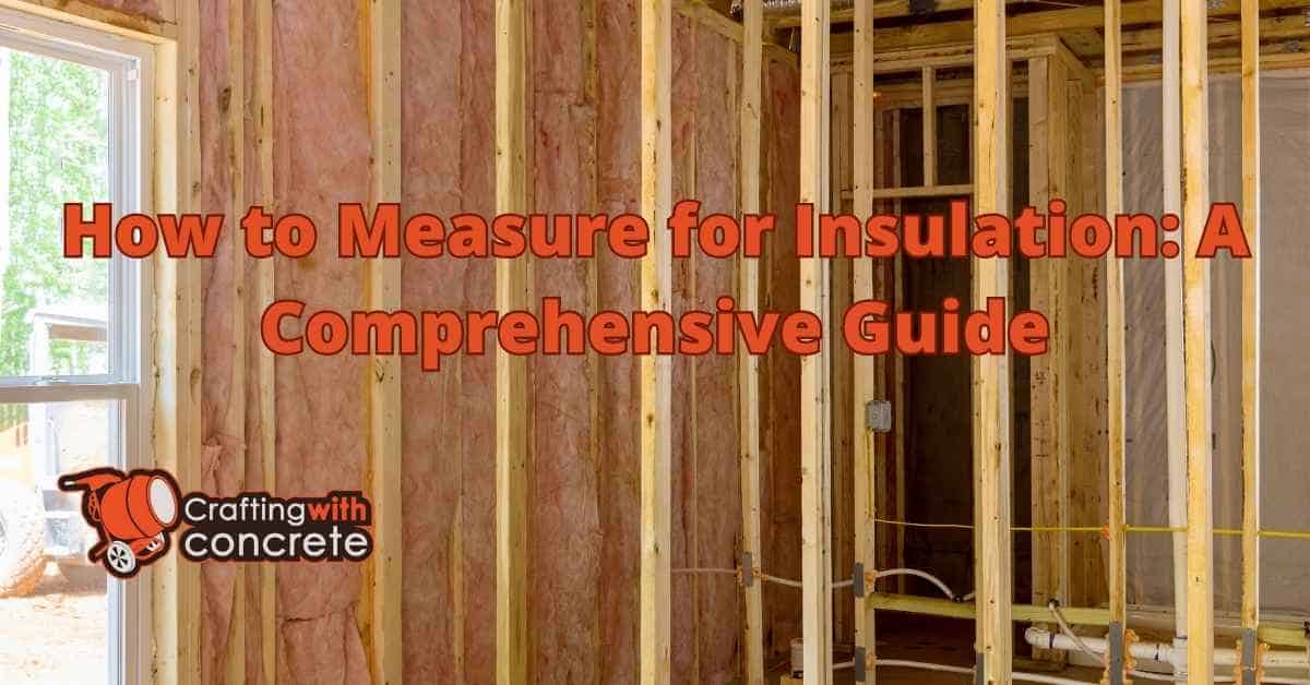 Properly Measure for Insulation Installation - craftingwithconcrete.com