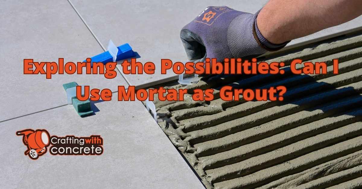 Mortar vs. Grout: Can You Use Mortar as Grout? - craftingwithconcrete.com