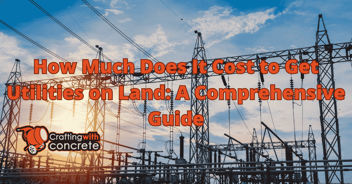 Utility Installation Costs for Land - craftingwithconcrete.com