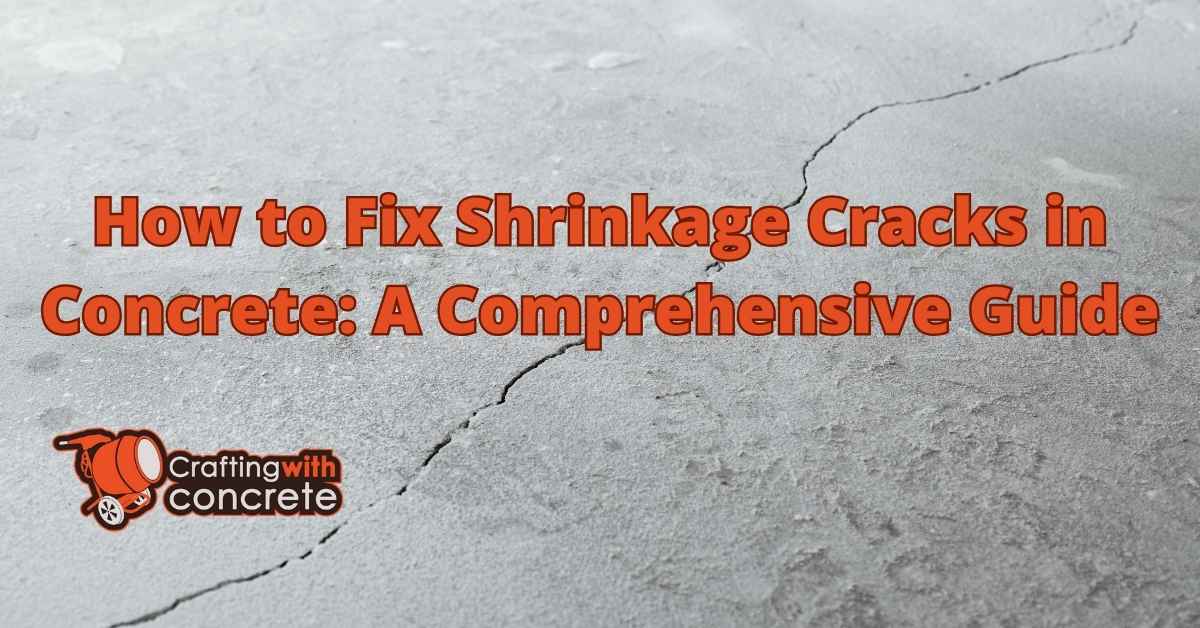 Fix Shrinkage Cracks in Concrete Easily - craftingwithconcrete.com