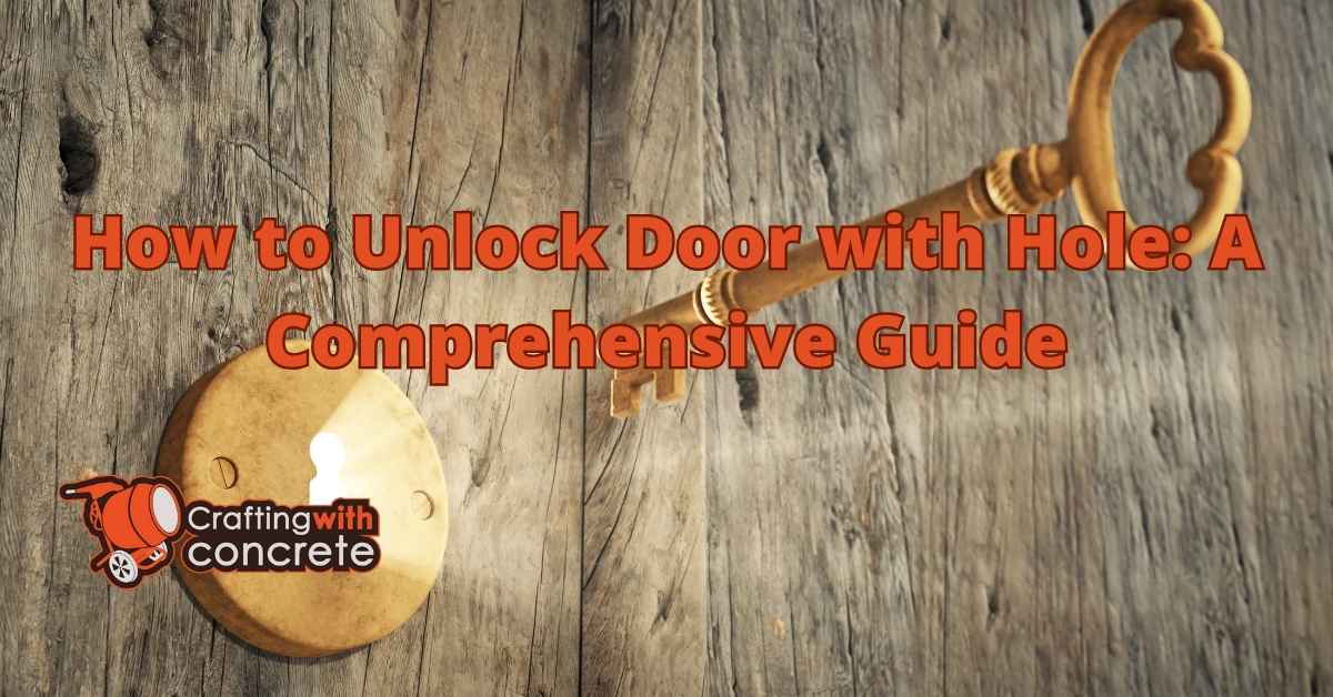 Unlocking Doors with a Hole: Simple Guide - craftingwithconcrete.com