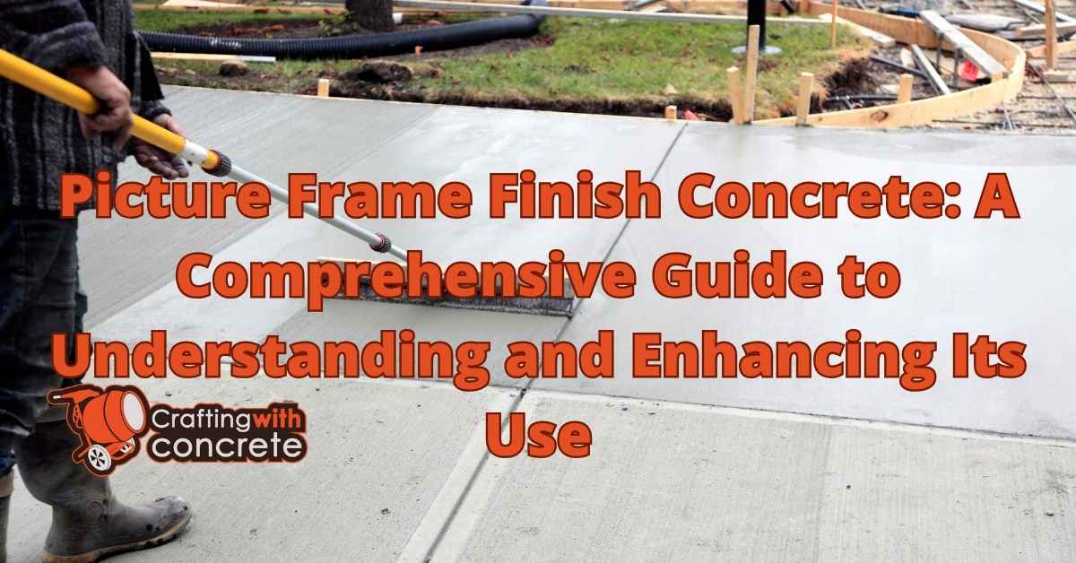 Stylish Concrete Picture Frame Finishes - craftingwithconcrete.com