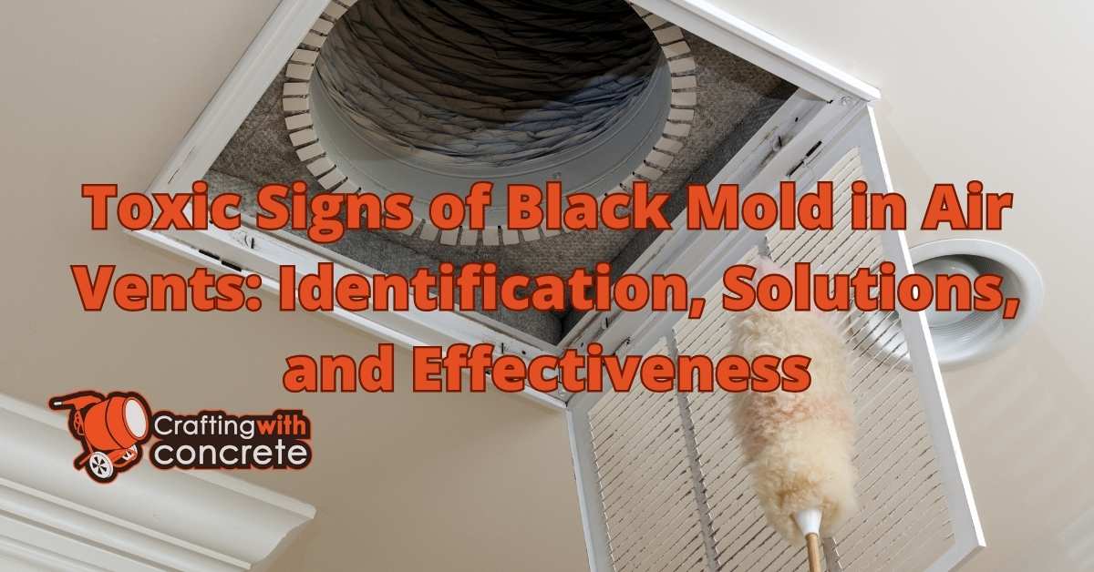 Detecting Toxic Black Mold in Air Vents - craftingwithconcrete.com