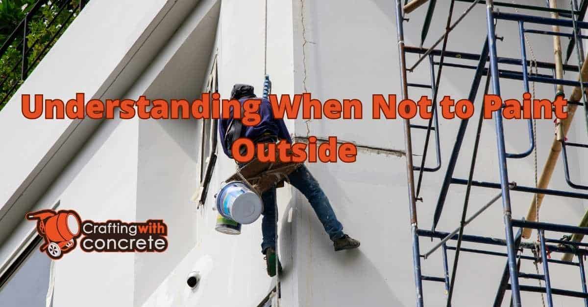 When Not To Paint Outside