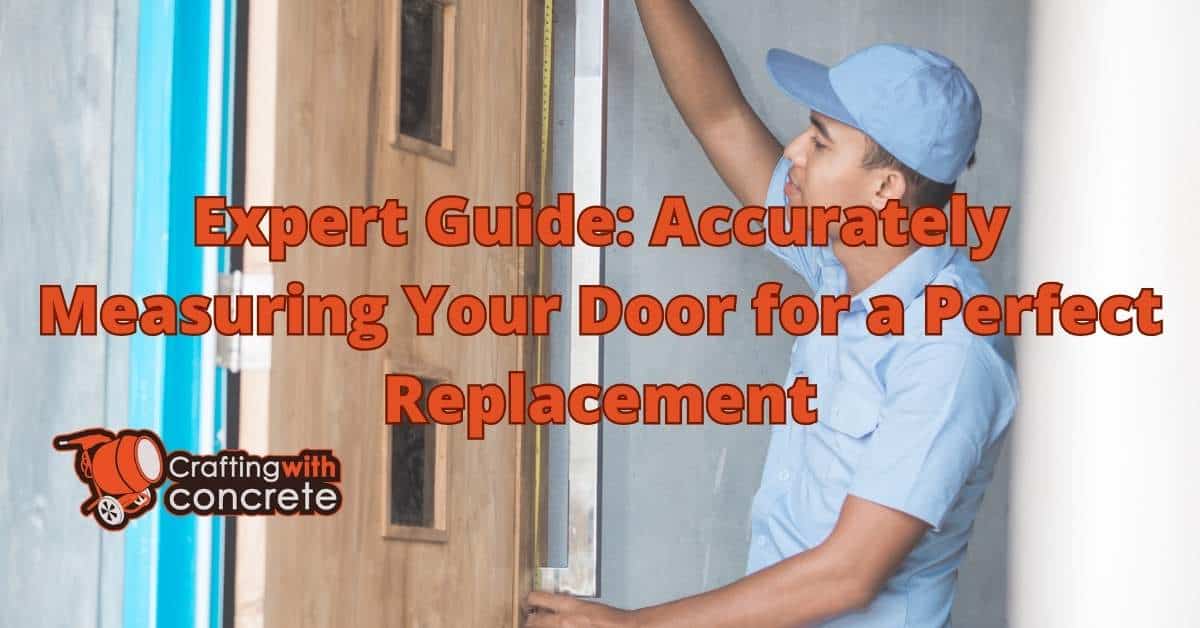 Accurate Door Measurement for Replacement - craftingwithconcrete.com