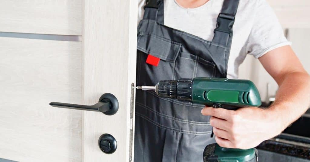 Fix a Door Hitting the Frame Easily - craftingwithconcrete.com
