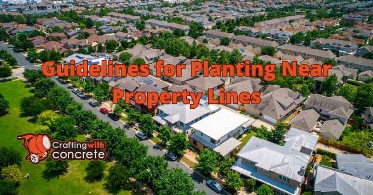 Planting Near Property Lines: Guidelines & Tips - craftingwithconcrete.com