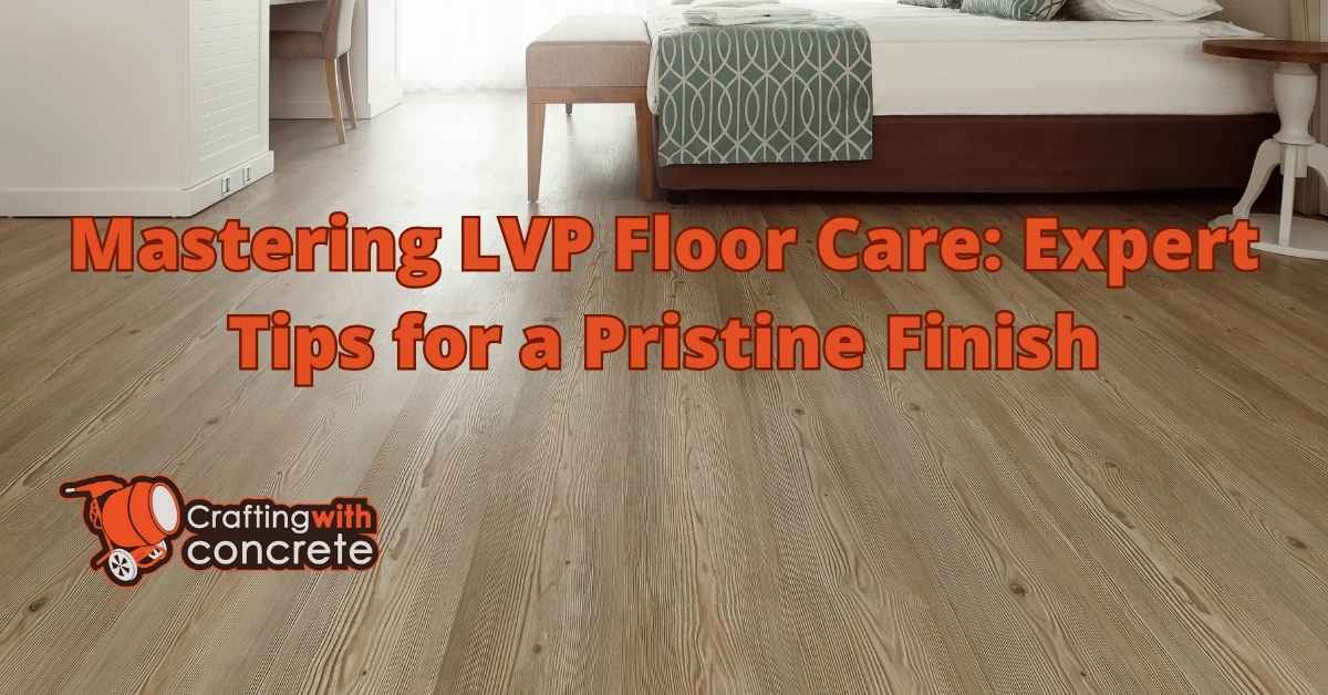 Best Way to Clean LVP Floors Safely - craftingwithconcrete.com