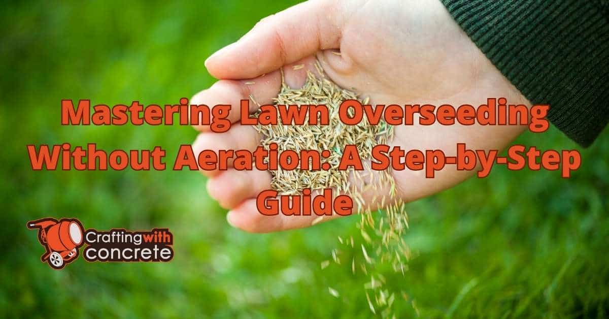 Overseed Lawn Without Aerating: Step-by-Step Guide - craftingwithconcrete.com