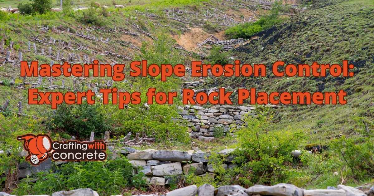 Rock Placement Guide to Prevent Slope Erosion - craftingwithconcrete.com