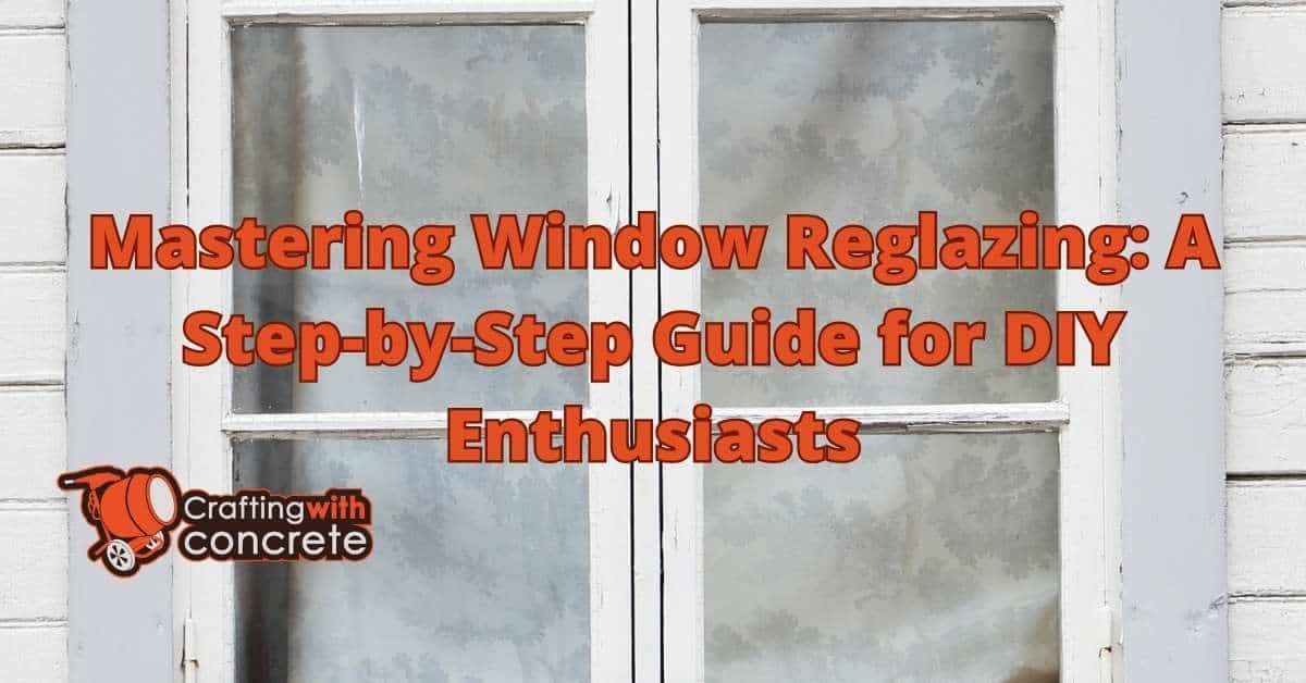 Reglaze a Window: Step-by-Step Guide - craftingwithconcrete.com