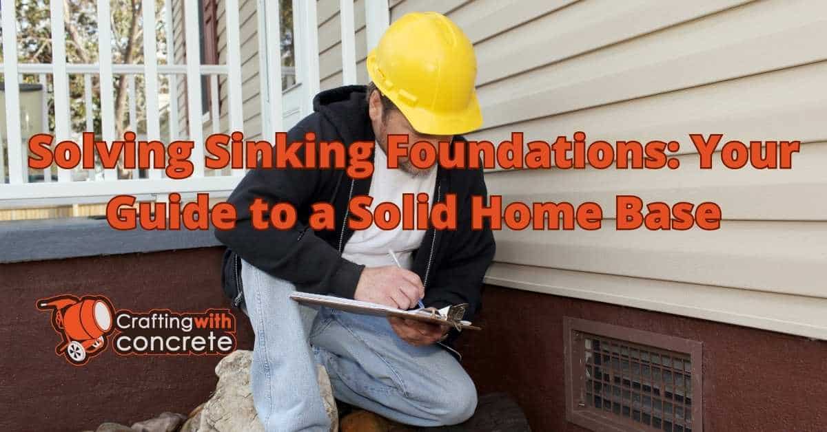 Sinking Foundation Repair & Solutions | Expert Guidance ...