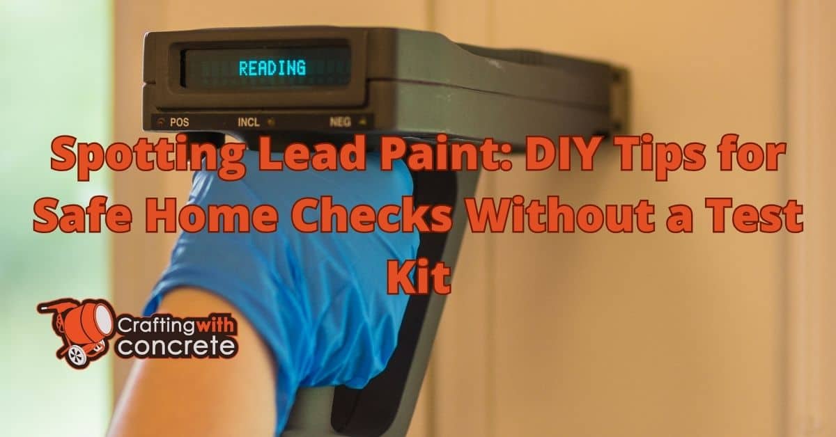 Identify Lead Paint Without a Kit: Simple Steps - craftingwithconcrete.com