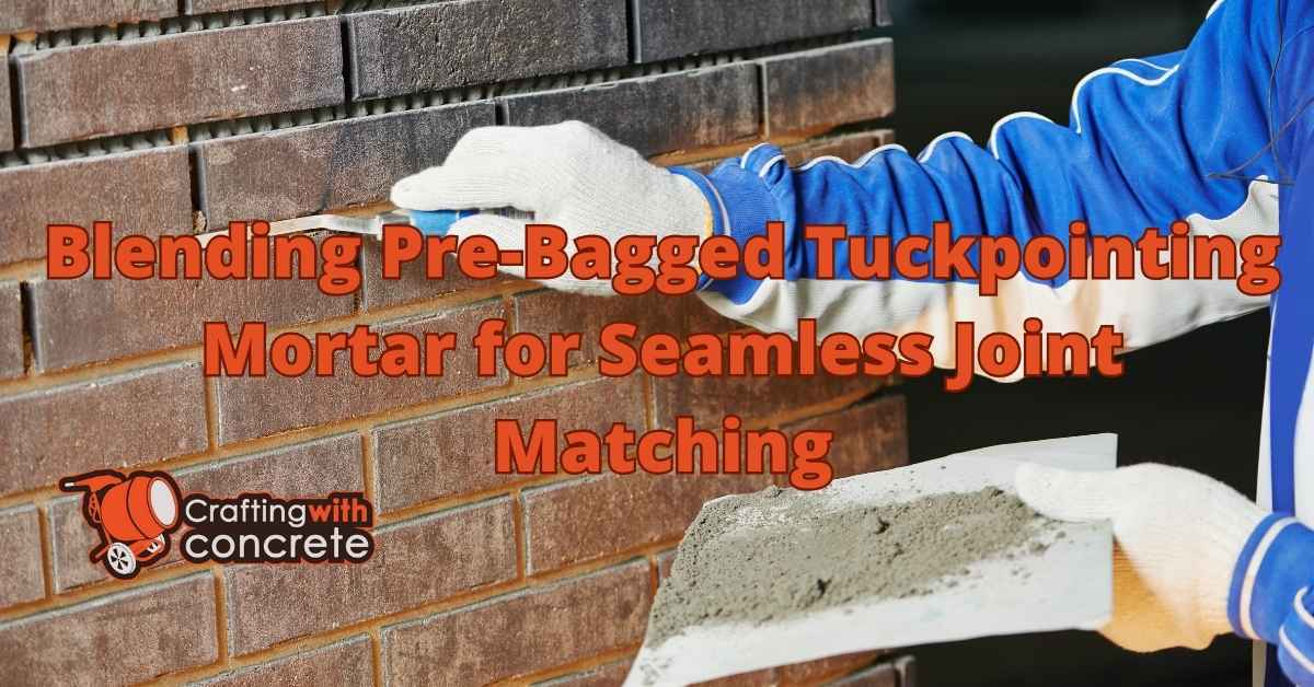 Perfectly Match Tuckpointing Mortar Joints - craftingwithconcrete.com