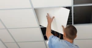 Cutting Drop Ceiling Tiles: Step-by-Step Guide - craftingwithconcrete.com