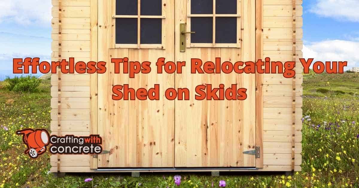 Move a Shed on Skids Easily: Step-by-Step Guide - craftingwithconcrete.com