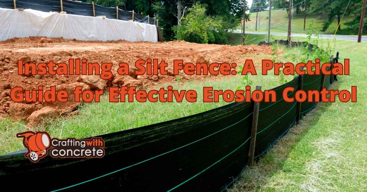 Installing a Silt Fence: A Practical Guide for Effective Erosion ...