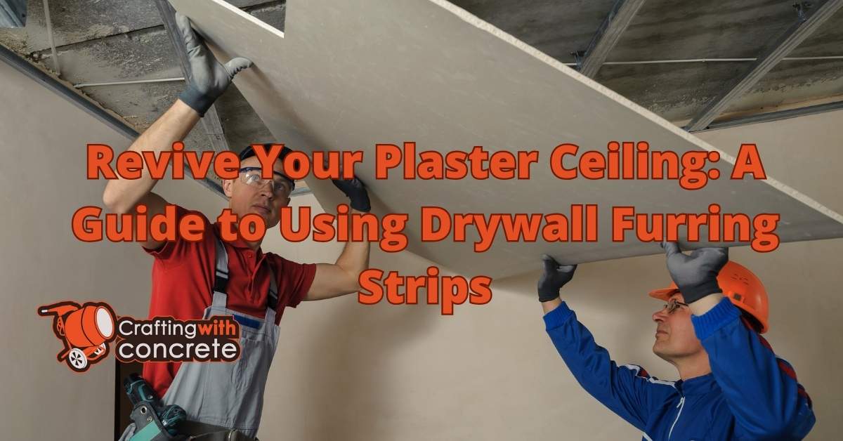 Repair Sagging Plaster Ceiling with Furring Strips ...