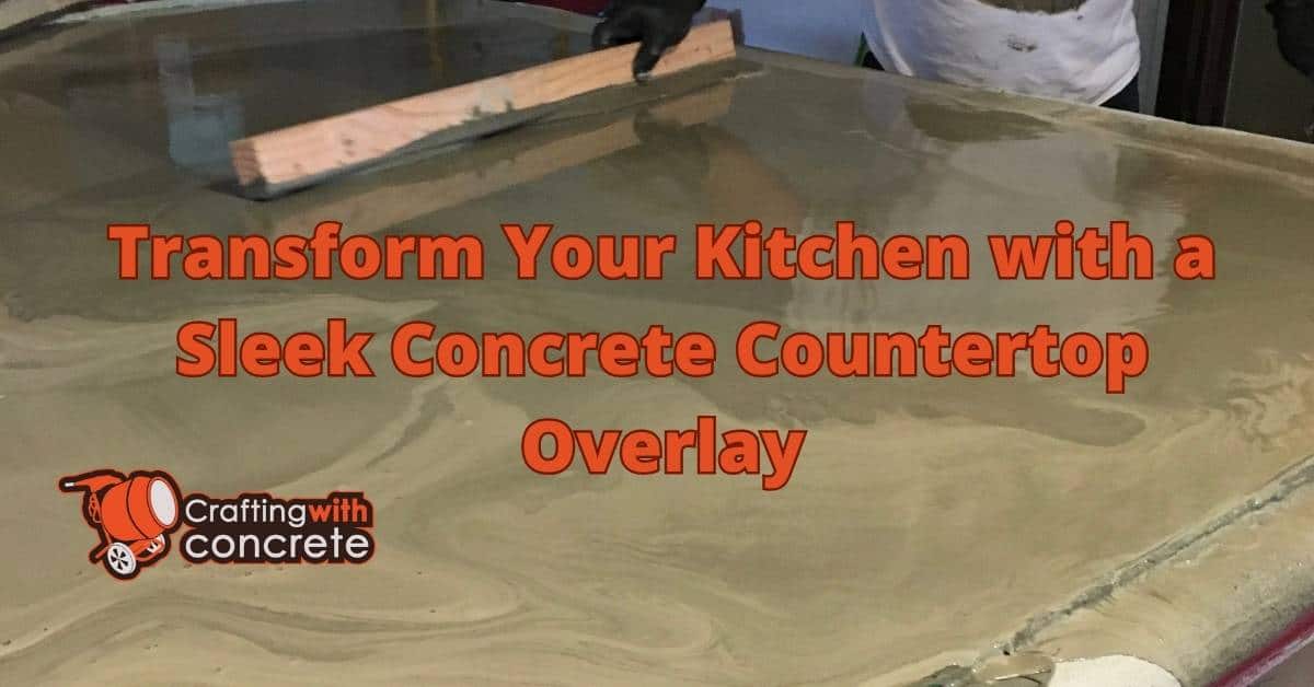 Transform Your Kitchen: Pour a Thin Concrete Overlay ...