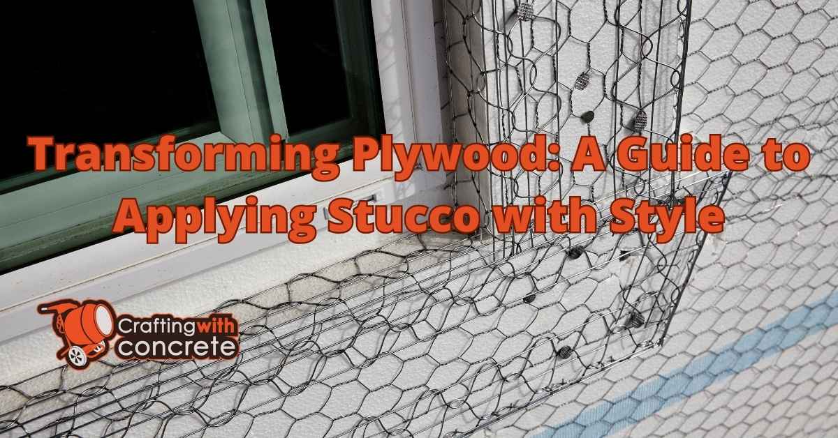 Stucco Over Plywood: Step-by-Step Guide - craftingwithconcrete.com
