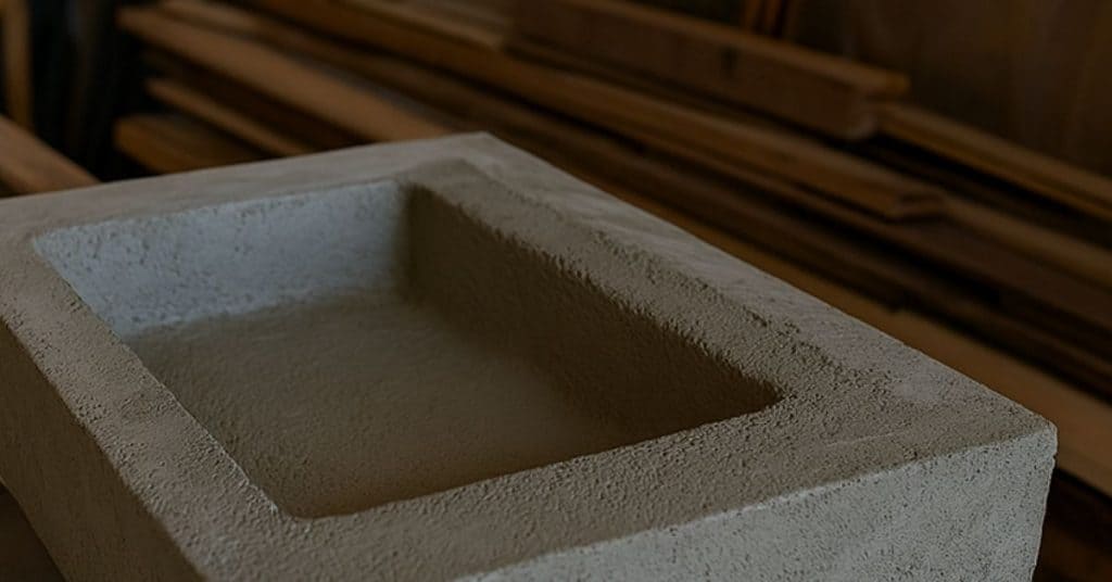 Craft Concrete Sink Molds with Foam & Melamine - craftingwithconcrete.com