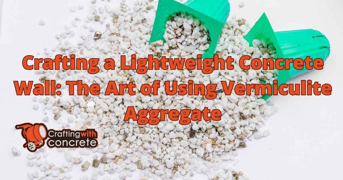 Build Lightweight Concrete Wall with Vermiculite - craftingwithconcrete.com