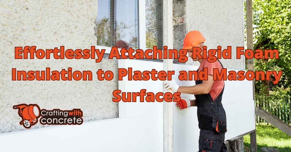 Attach Rigid Foam Insulation to Plaster or Masonry ...