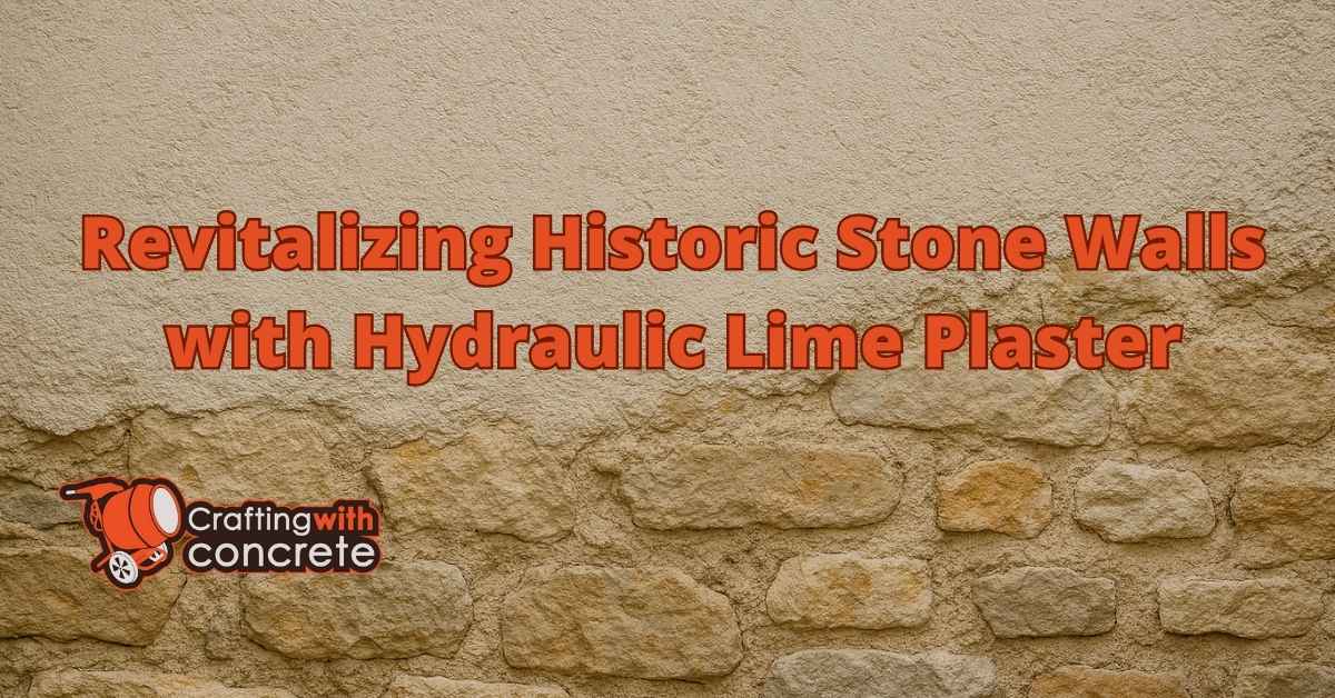 Applying Hydraulic Lime Plaster on Stone Walls - craftingwithconcrete.com