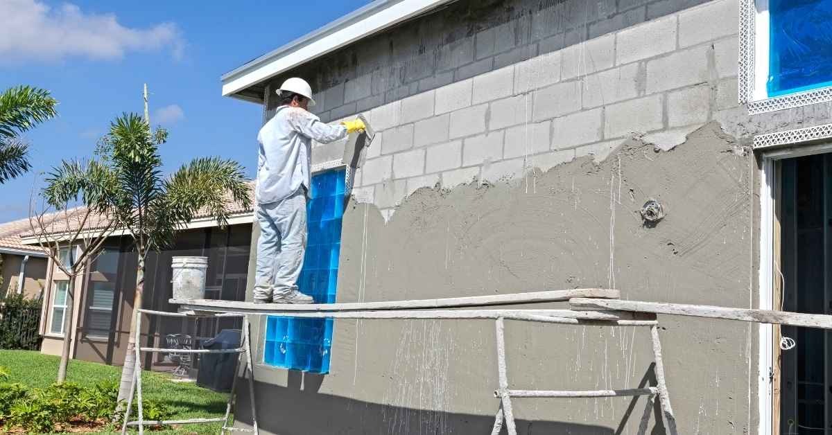 Parging vs stucco on block: prep, bonding, and avoiding delamination ...